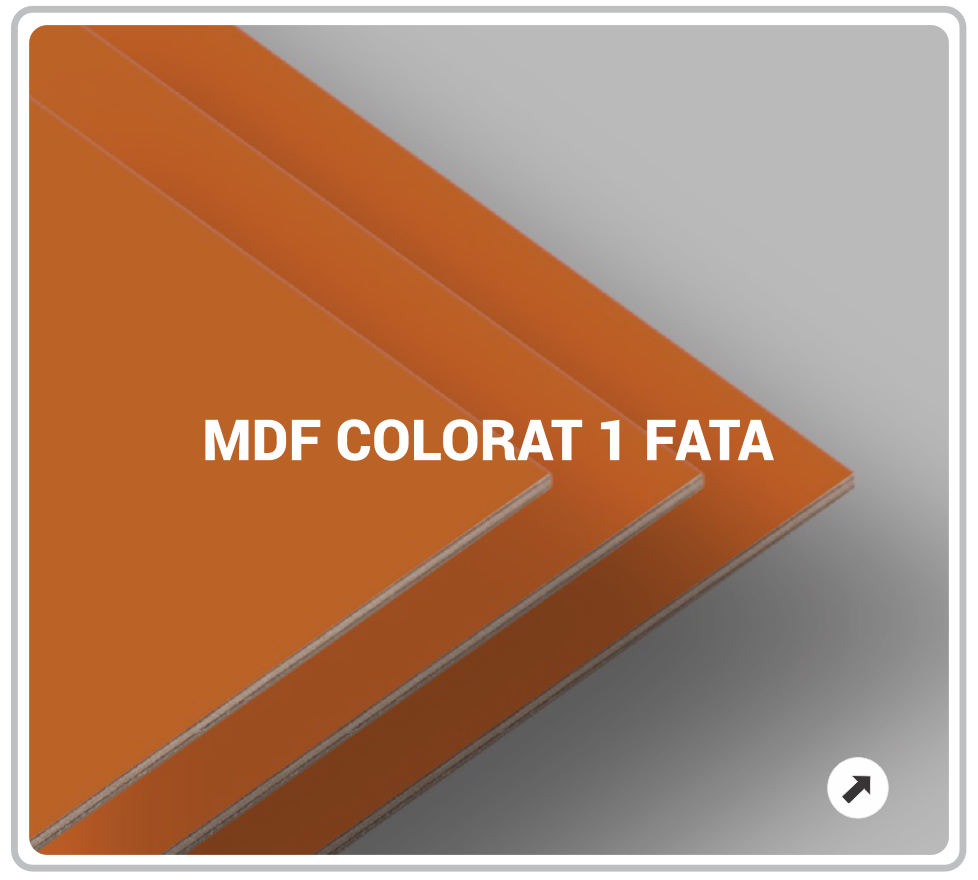 Mdf colorat 1 fata 4 mm - ArtDeko.ro